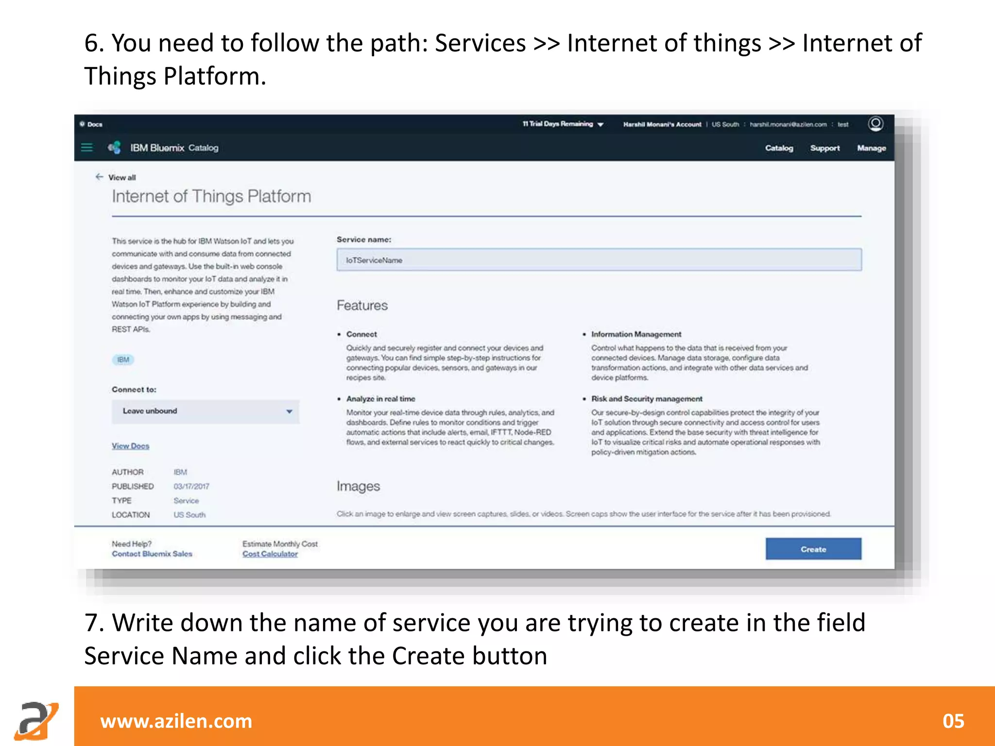 A step by step guide to develop temperature sensor io t application using ibm bluemix | PPT