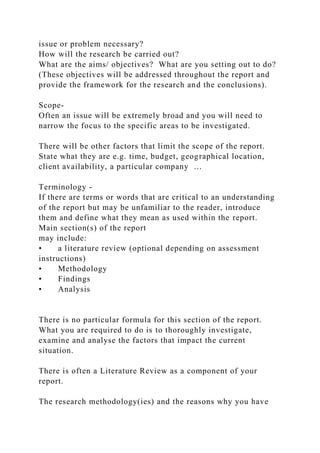 A step by step guide to report writing Step 1 Choose your top.docx