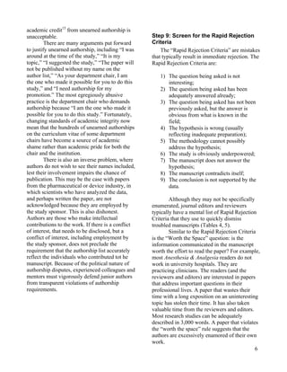 A step by step guide to writing a scientific manuscript | PDF