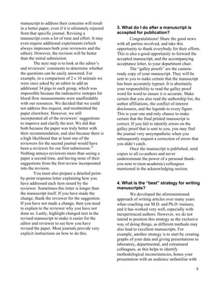 A step by step guide to writing a scientific manuscript | PDF