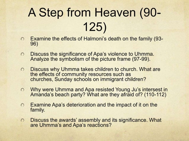 A step from heaven 343 | PPT