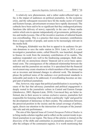 Continuities and discontinuities: changing patterns in journalism and ...