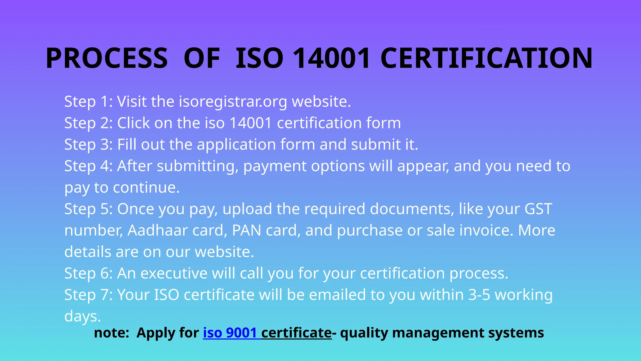 A Step Toward Business Excellence of ISO 14001 Certification (1).pptx