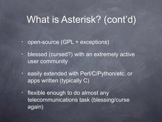 Asterisk Introduction | PPT