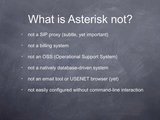 Asterisk Introduction | PPT