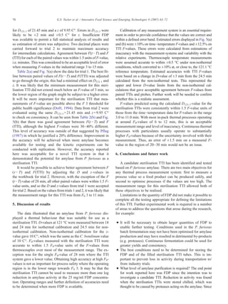 A sterilisation time temperature integrator based on amylase from the hyperthermophilic organism ...