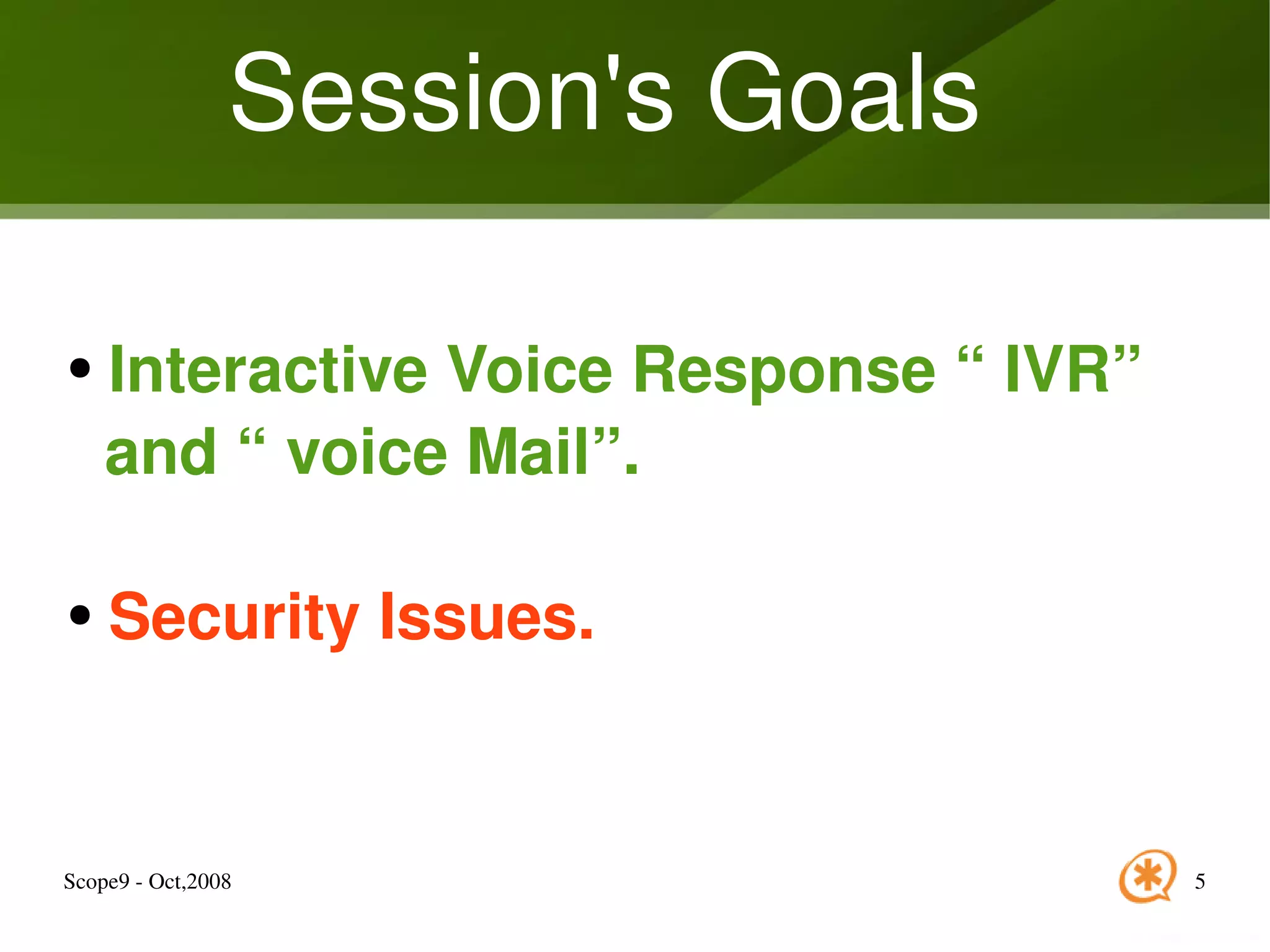 Asterisk ( The open source telephony ) | PPT