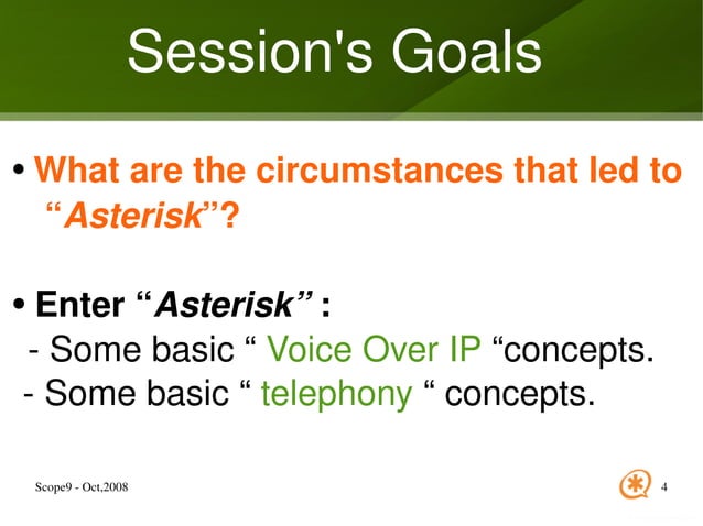 Asterisk ( The open source telephony ) | PPT