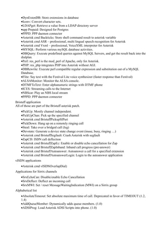 Asterisk PBX Commands, Leadinspiration | PDF