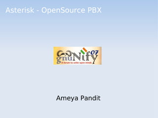 ASTERISK - Open Source PBS | PPT