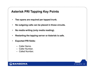 Asterisk PRI Passive Call Recording | PDF