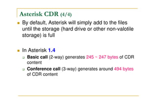 Asterisk (IP-PBX) CDR Log Rotation | PDF