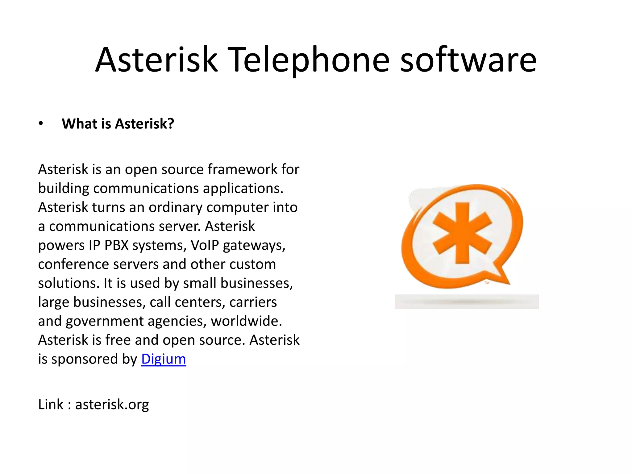 Asteriskpbx | PPT