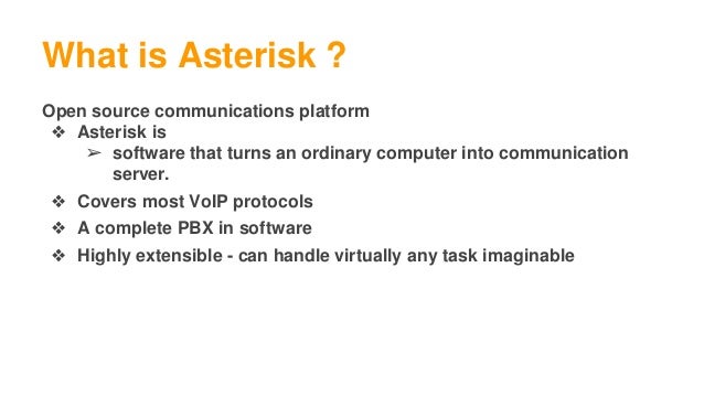 What is Asterisk?