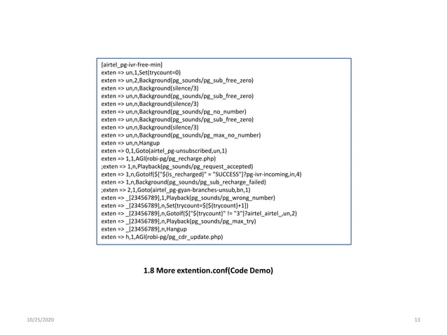 Asterisk presentation v1.1 | PDF