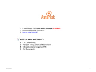 Asterisk presentation v1.1 | PDF