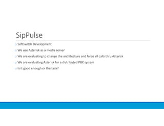 Asterisk sip channel performance | PPT