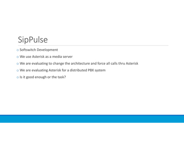 Asterisk sip channel performance | PPT