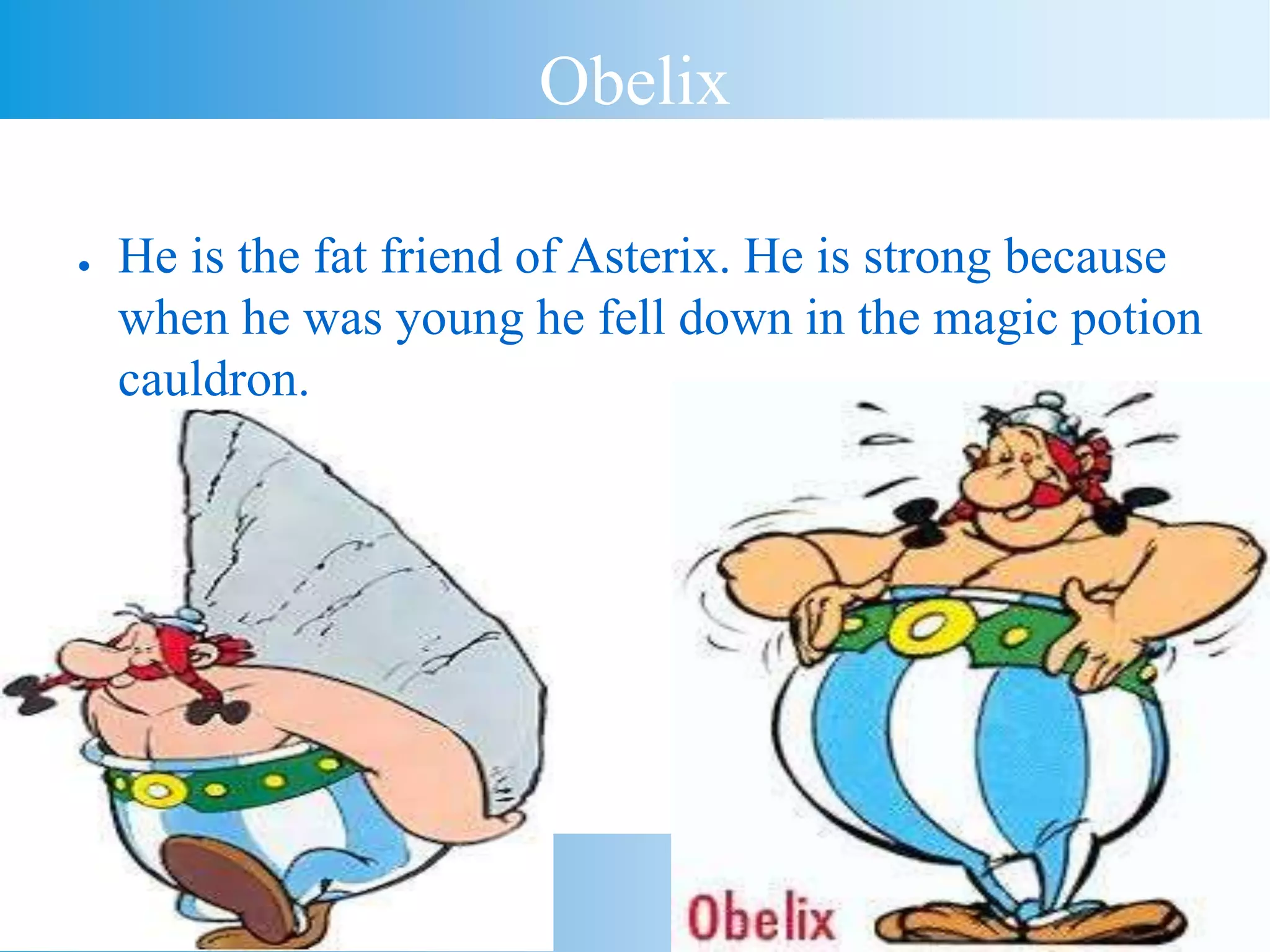 Asterix and obelix | PPTX