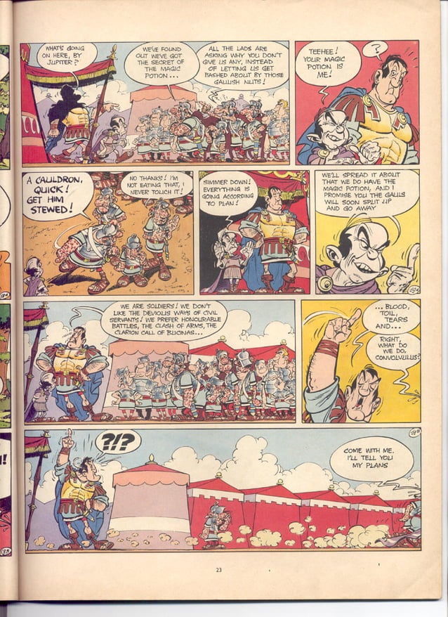 Asterix And The Roman Agent | PDF