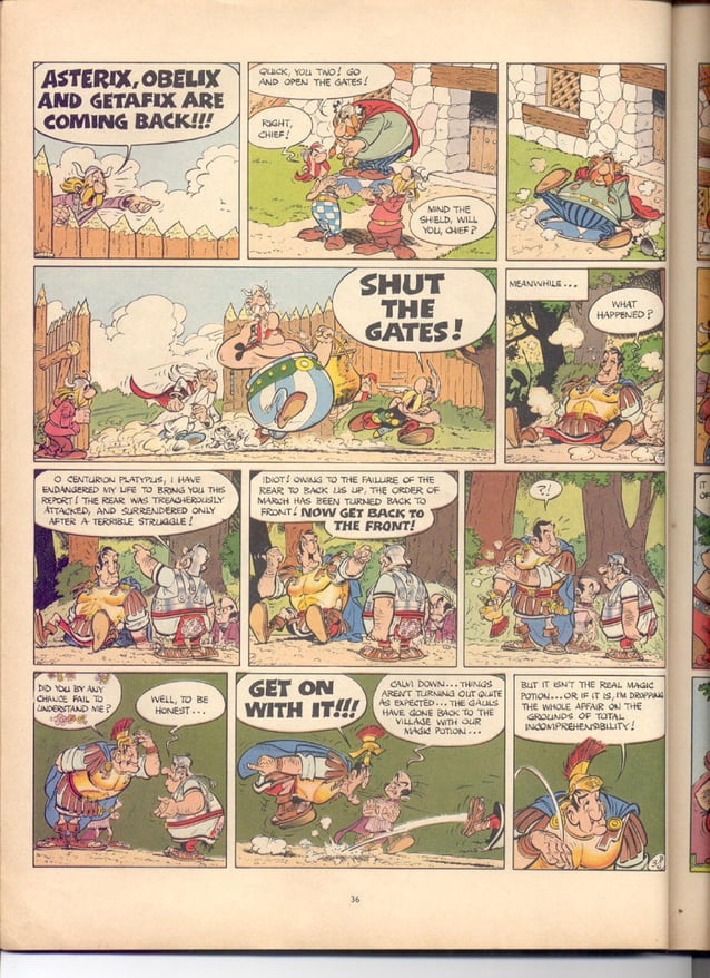 Asterix And The Roman Agent | PDF