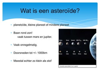 Asteroïden | PPTX | Space and Astronomy | Science