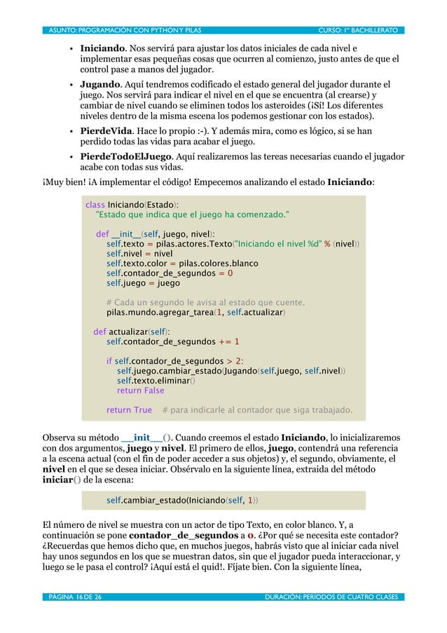 Programación de Videojuegos con Python y Pilas (X) | PDF