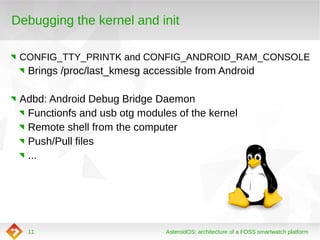 AsteroidOS: Architecture of a FOSS smartwatch platform | PPT