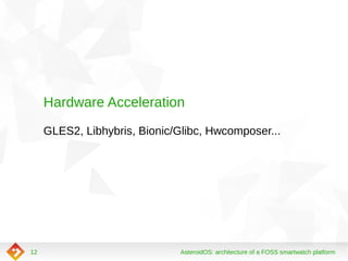AsteroidOS: Architecture of a FOSS smartwatch platform | PPT