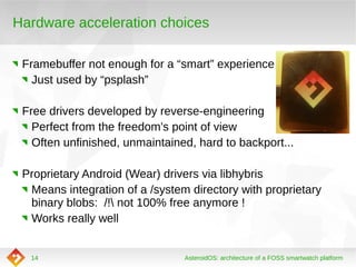 AsteroidOS: Architecture of a FOSS smartwatch platform | PPT