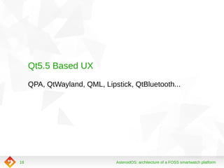 AsteroidOS: Architecture of a FOSS smartwatch platform | ODP