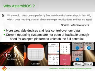 AsteroidOS: Architecture of a FOSS smartwatch platform | ODP