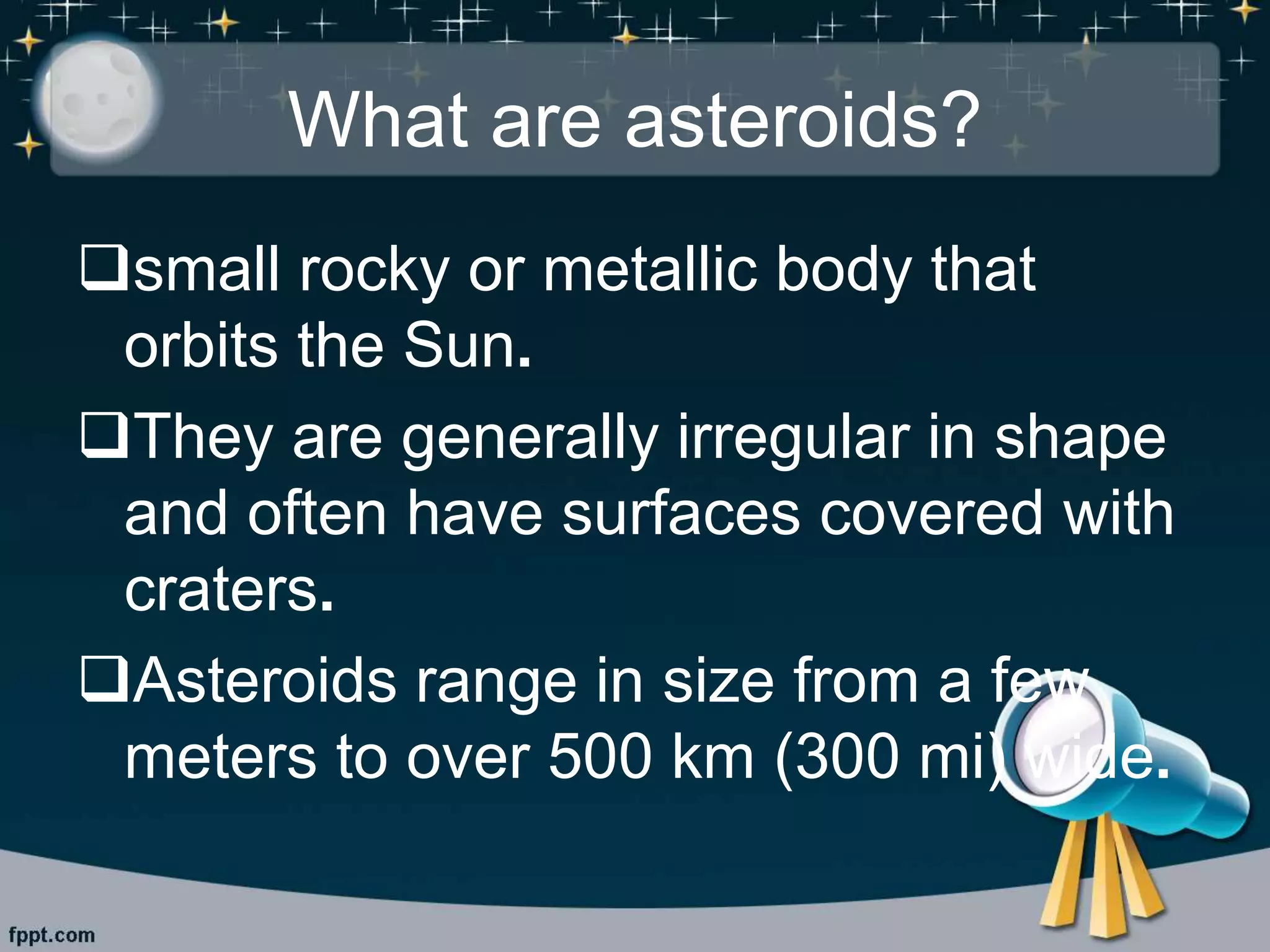 Asteroids | PPTX