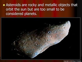 Meteor Belt, Meteors, Asteroids, Near Earth Objects, Lesson PowerPoint ...