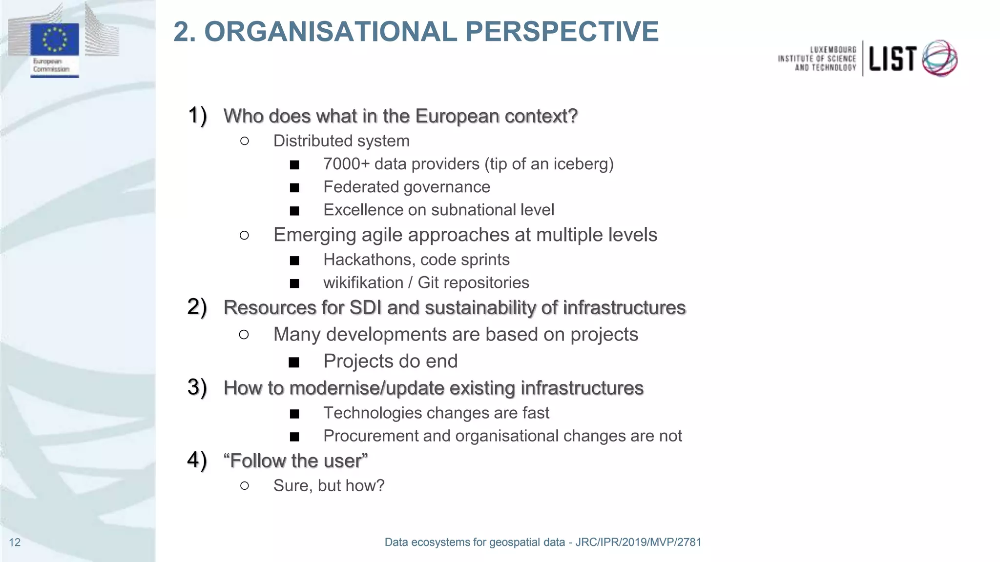 Data Ecosystems for Geospatial Data | PPT