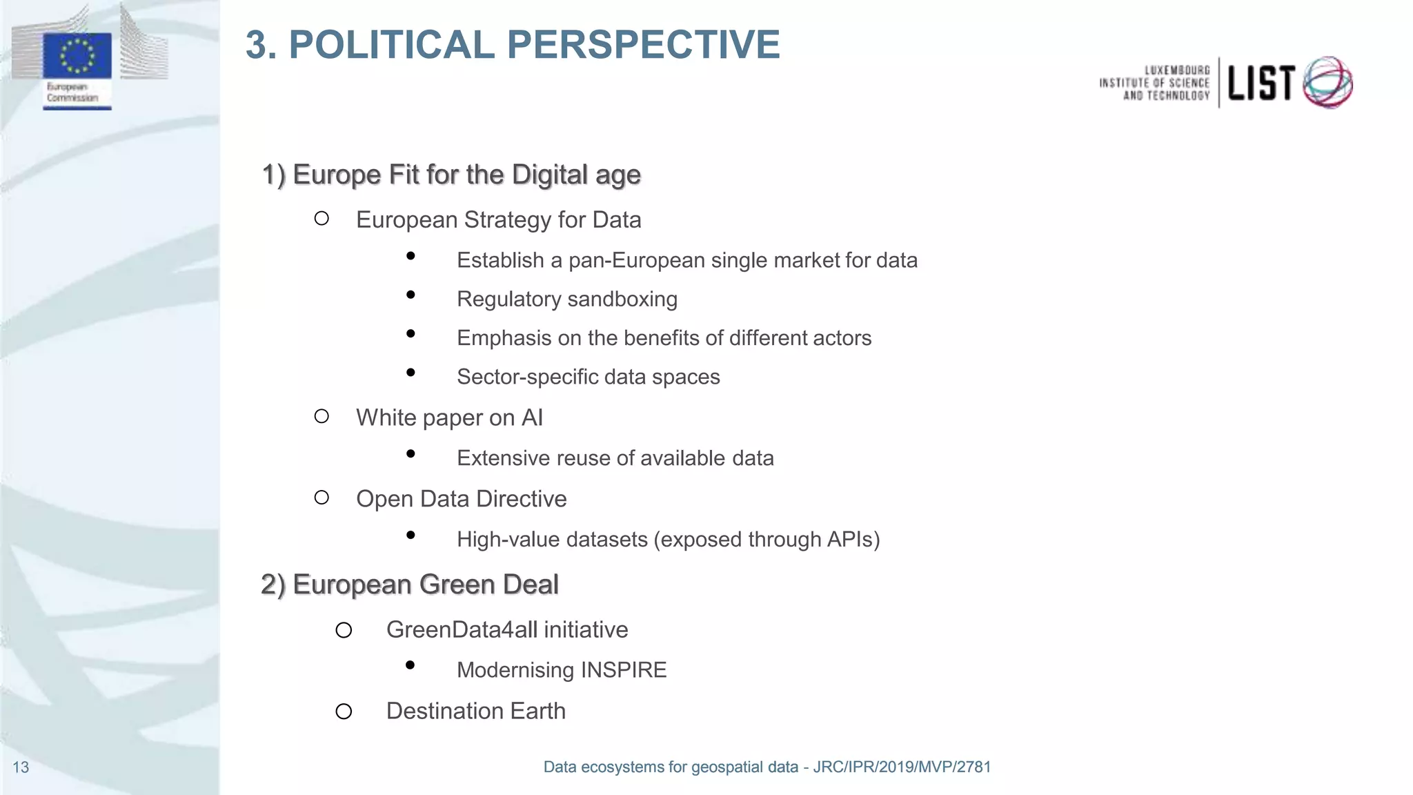Data Ecosystems for Geospatial Data | PPT