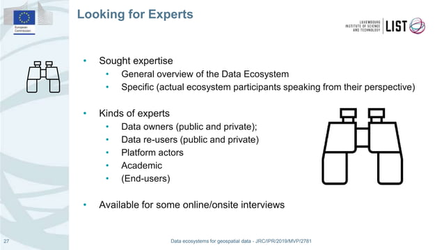 Data Ecosystems for Geospatial Data | PPT