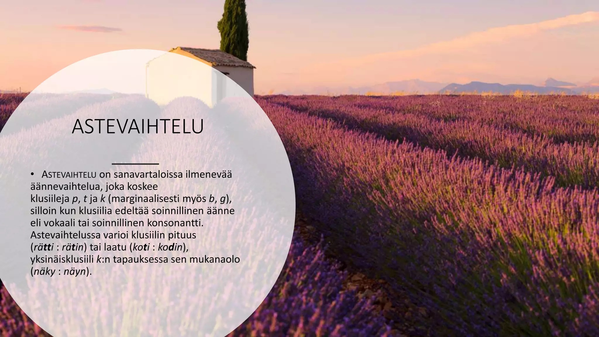 Astevaihtelu KPT | PPT