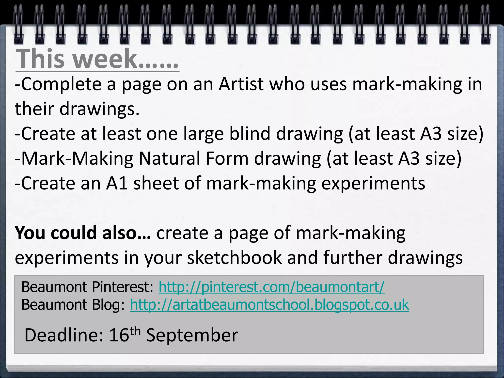 AS Texture and Mark-Making | PPT