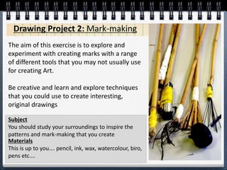AS Texture and Mark-Making | PPT
