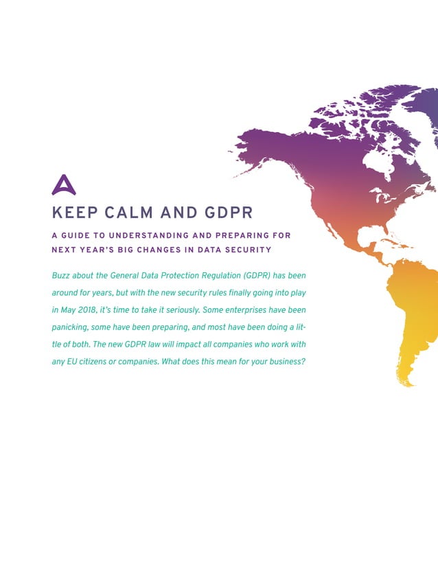 Keep Calm and GDPR | PDF