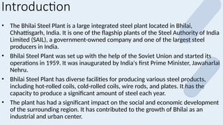 Bhilai Steel Plant PPT for training purpose.pptx