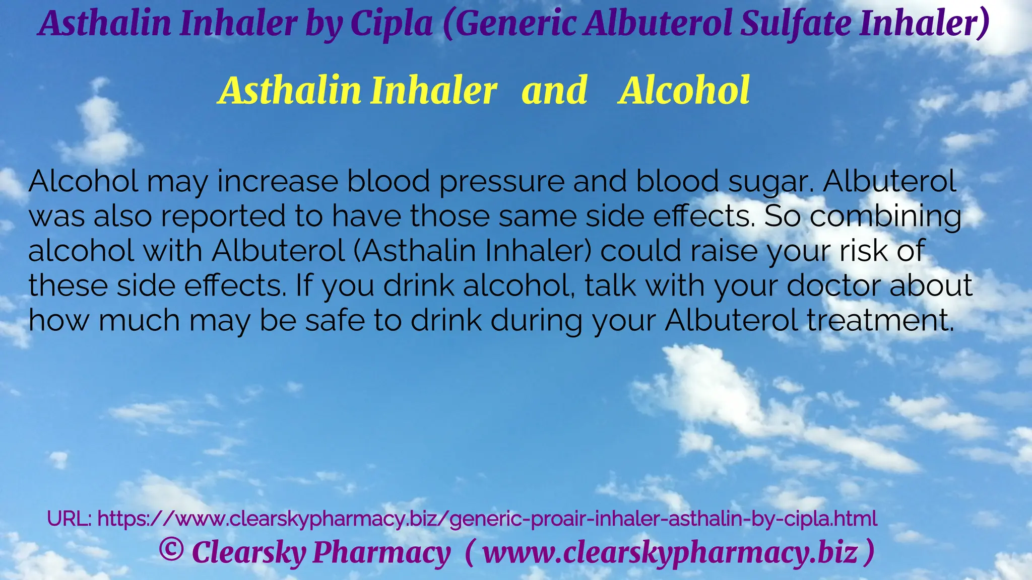 Asthalin Inhaler by Cipla (Generic Albuterol Sulfate Inhaler) | PDF