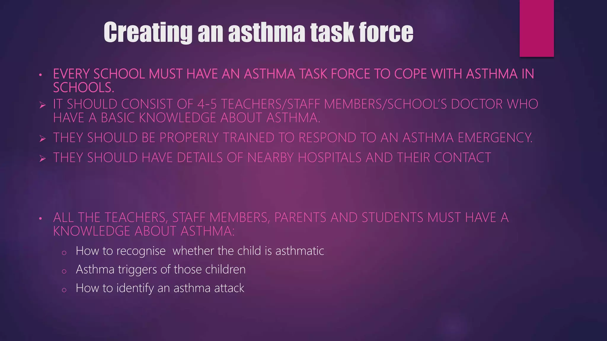 Asthama project | PPTX