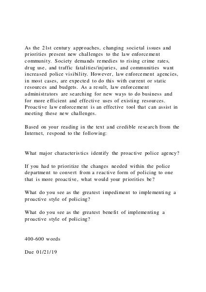 As the 21st century approaches, changing societal issues and pri | DOCX