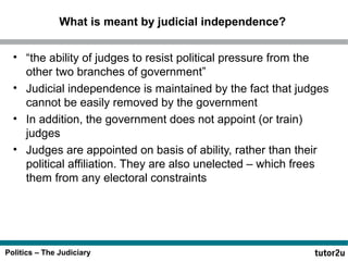 As the judiciary | PPT