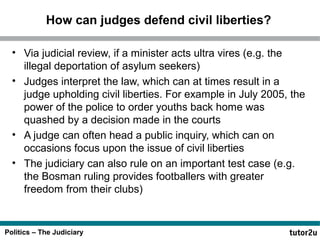 As the judiciary | PPT