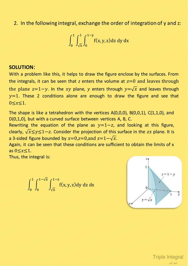 Triple Integral | DOCX
