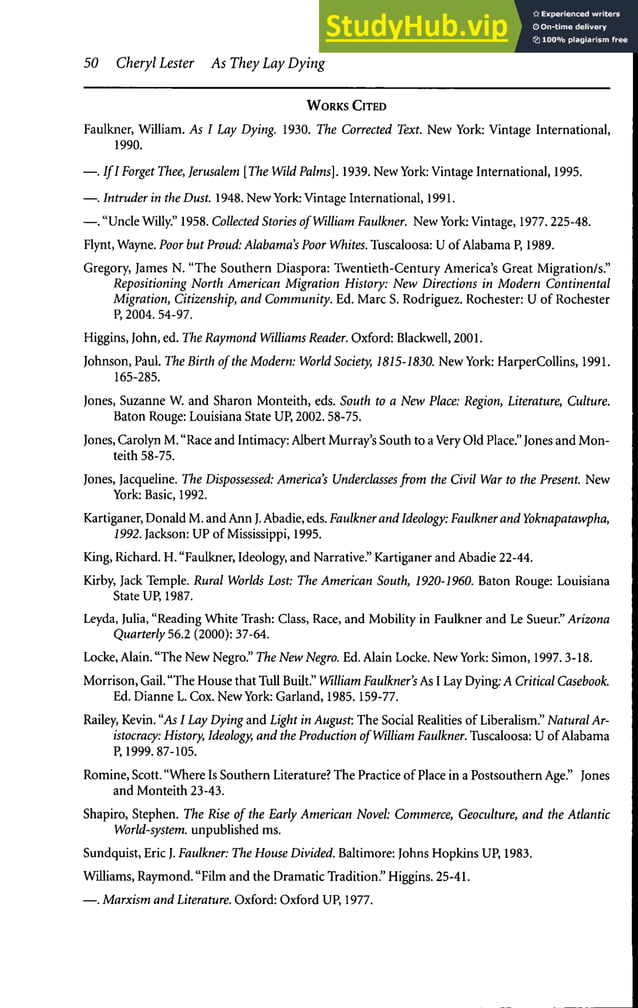 As They Lay Dying Rural Depopulation And Social Dislocation As A ...