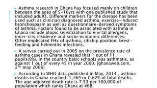 Asthma | PPTX | Lung and Respiratory Health | Diseases and Conditions